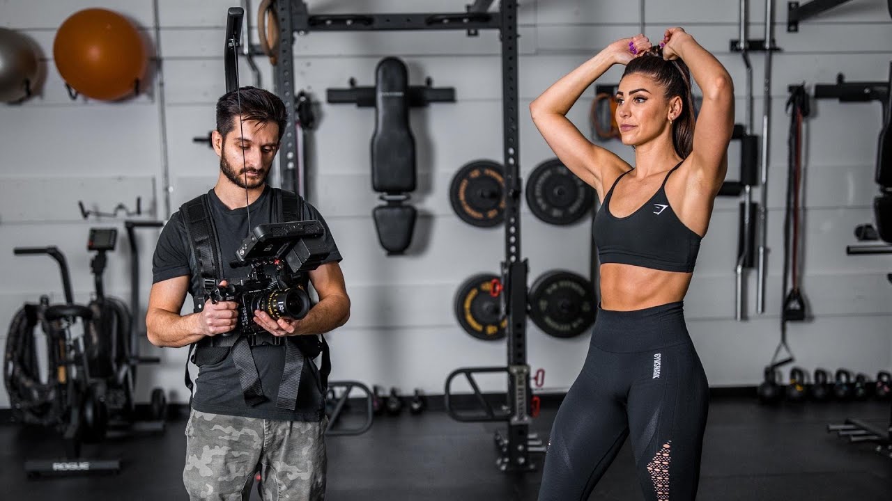 How To Shoot Handheld Shots For Fitness Videos - YouTube