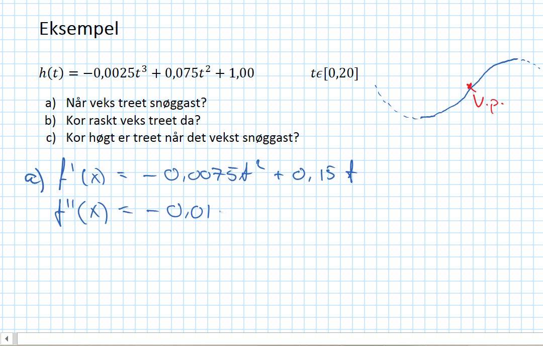 6 3 Størst eller minst vekst eksempel - YouTube