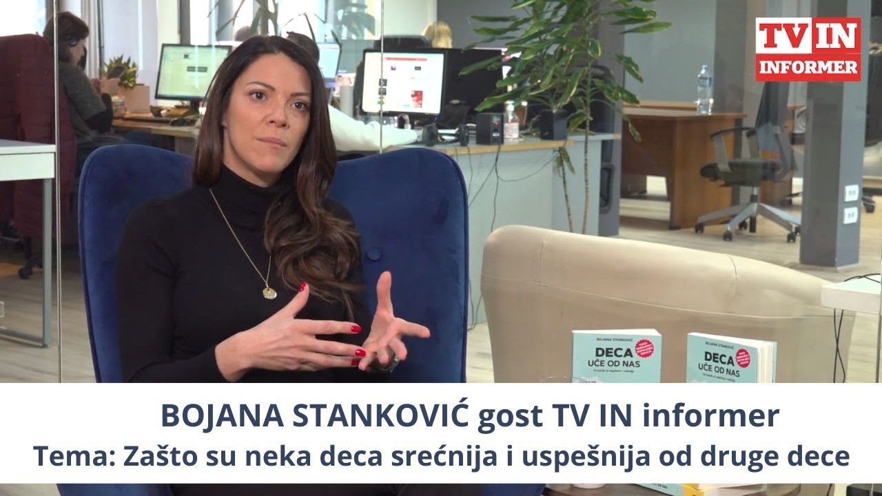 Bojana Stanković gost na TV IN informer - YouTube