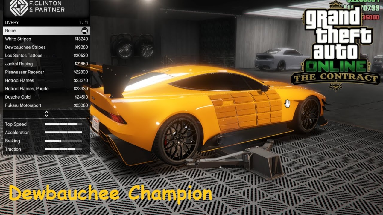 Dewbauchee Champion Special Modification and Feature Test [GTA Online ...