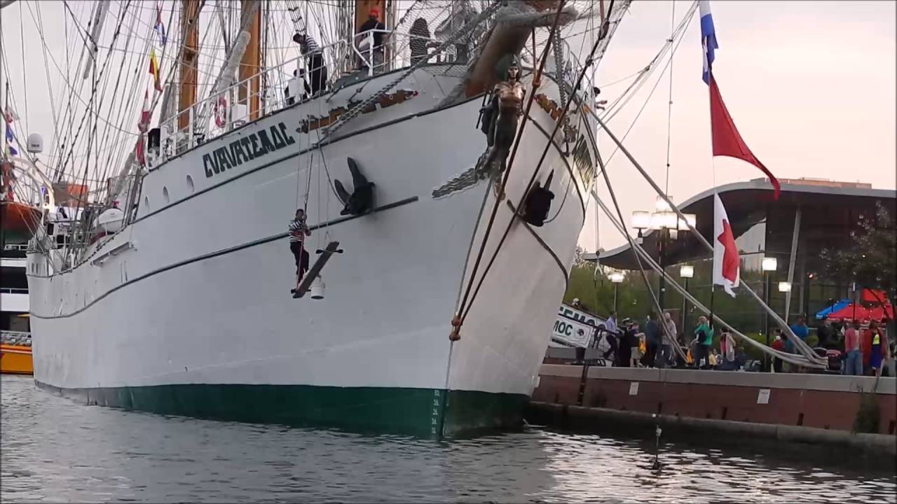 Mexican Ship Cuauhtémoc In Baltimore 2 - YouTube