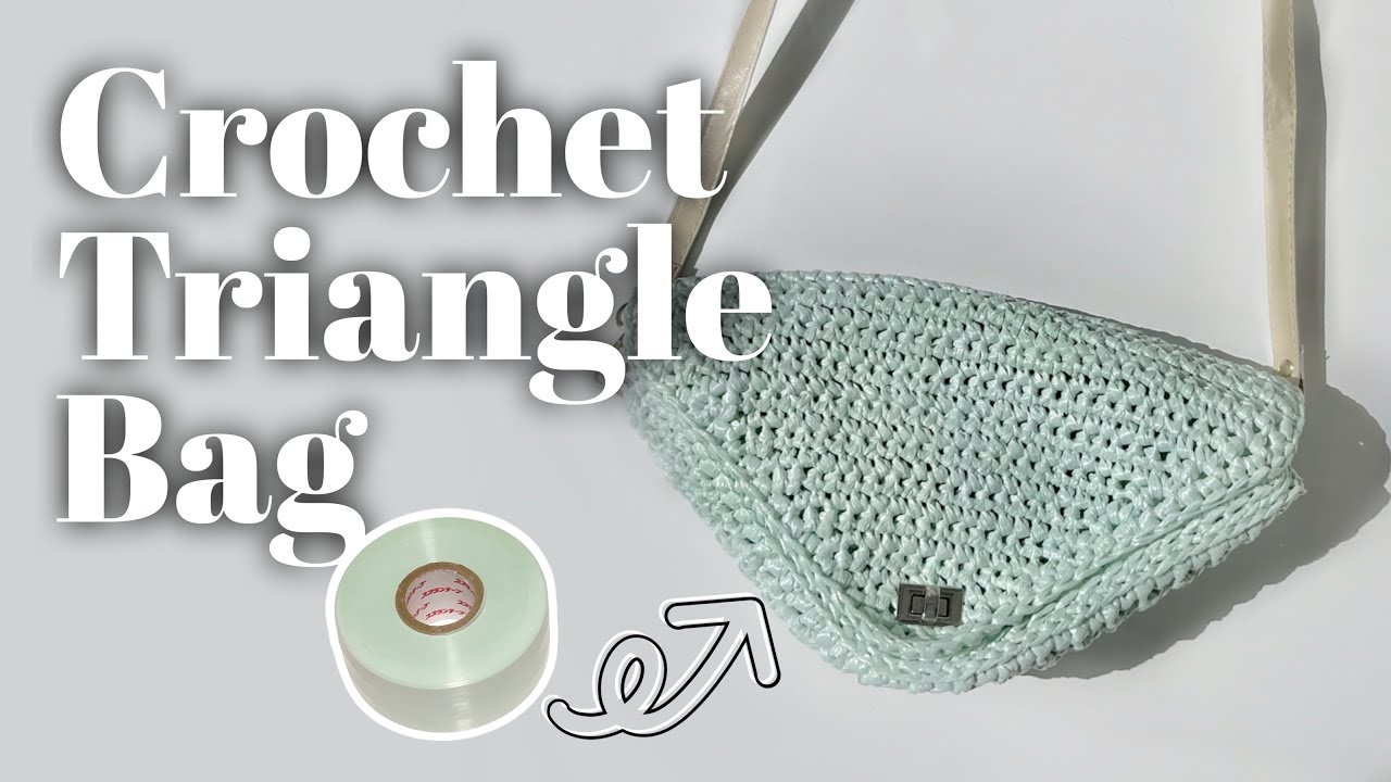 Crochet Triangle Bag Tutorial - YouTube