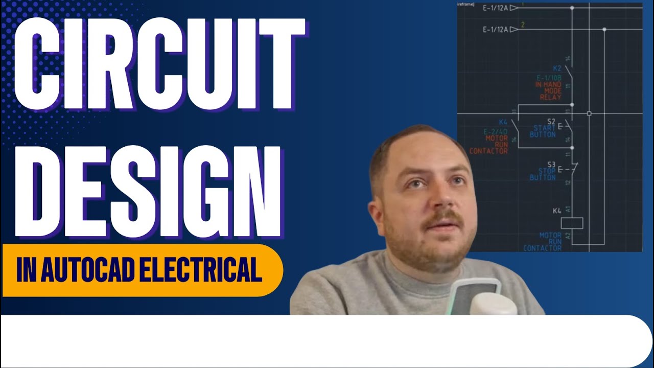 How to design circuits in AutoCAD Electrical - YouTube