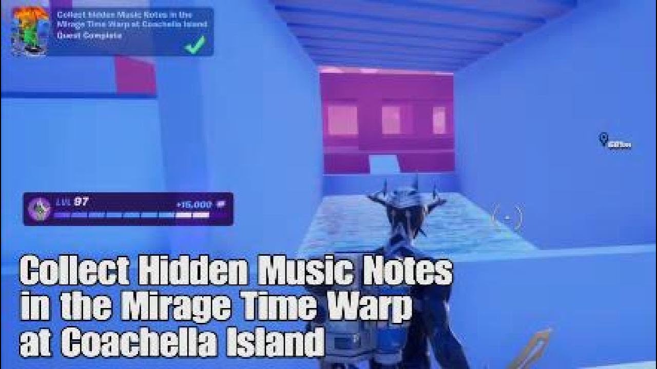 Collect Hidden Music Notes in the Mirage Time Warp at Coachella Island ...
