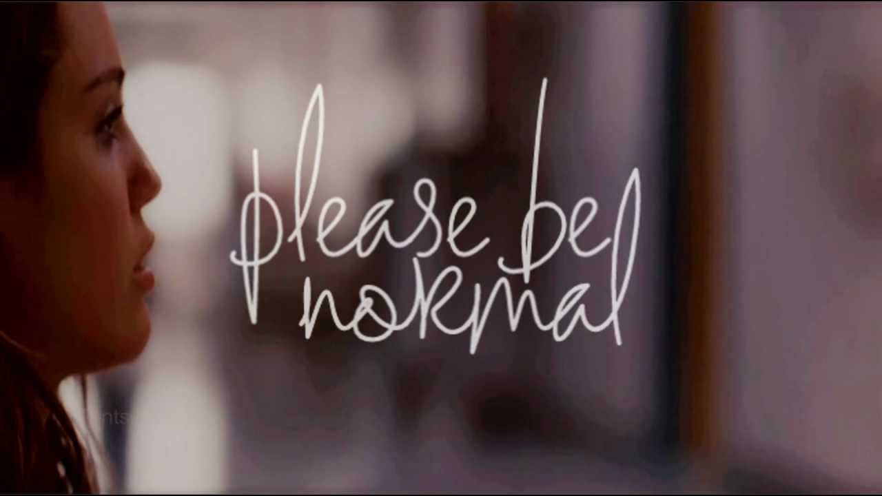 Please Be Normal { intro - YouTube