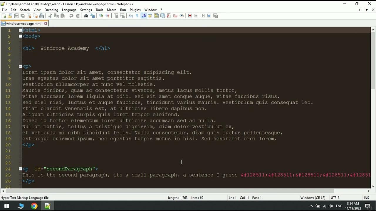 01 NotepadPlus open file - YouTube