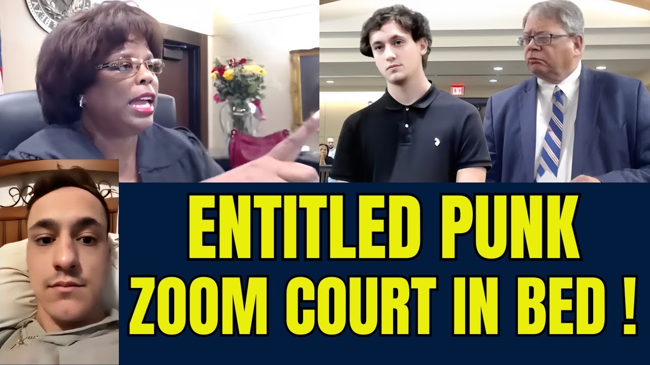 ENTITLED PUNK GETS SCOLDED by Judge Boyd while IN BED!! - YouTube