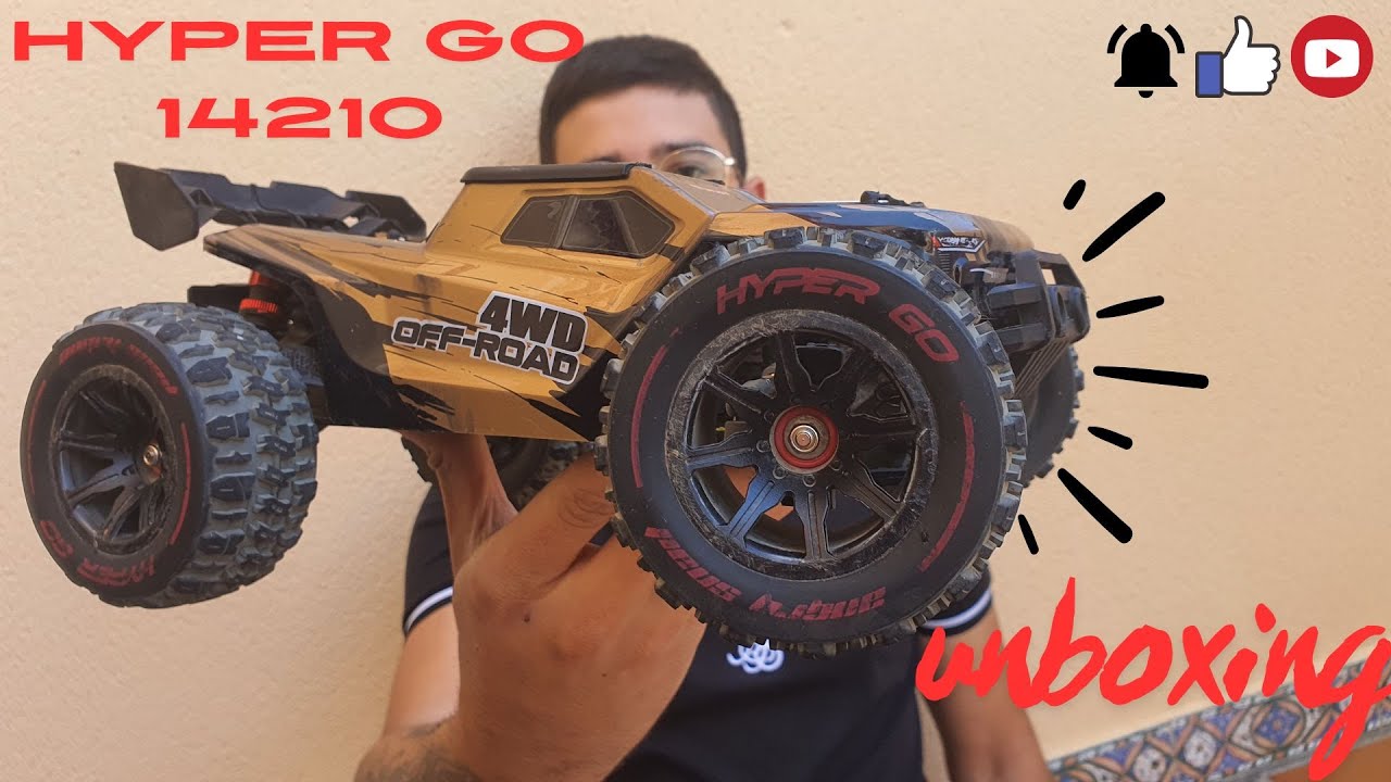 UMBOXING HYPER GO 14210 - MEJOR COCHE RC ESCALA 1:14 - INDESTRUCTIBLE ...