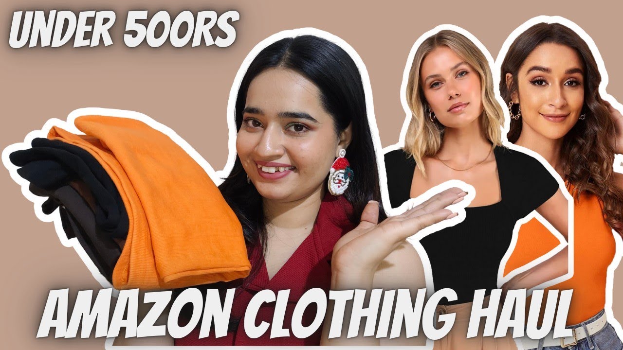 Amazon Clothing Haul Starting from 289Rs 🥳 Affordable Tops - YouTube