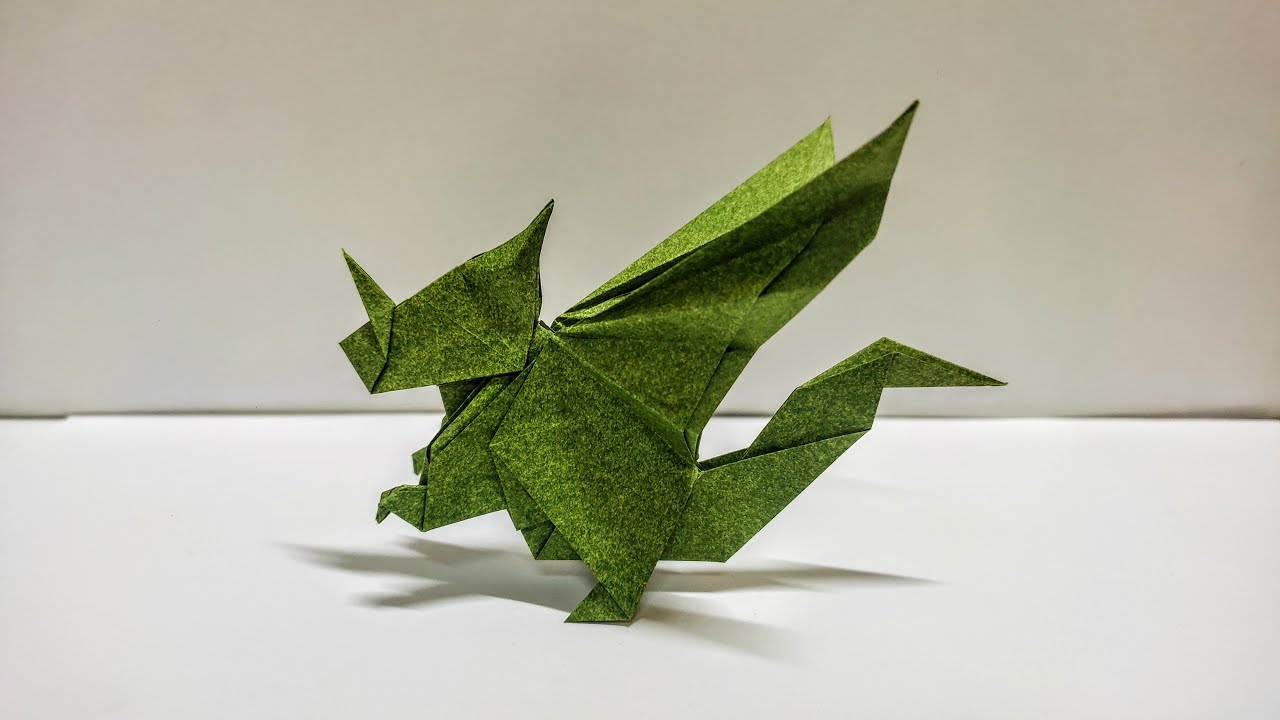 Origami Dragon - How To Make Dragon Paper - Origami Tutorial - YouTube