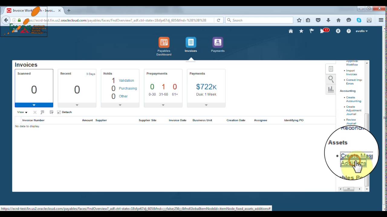 Asset Addition through Payables and Add to Asset - YouTube