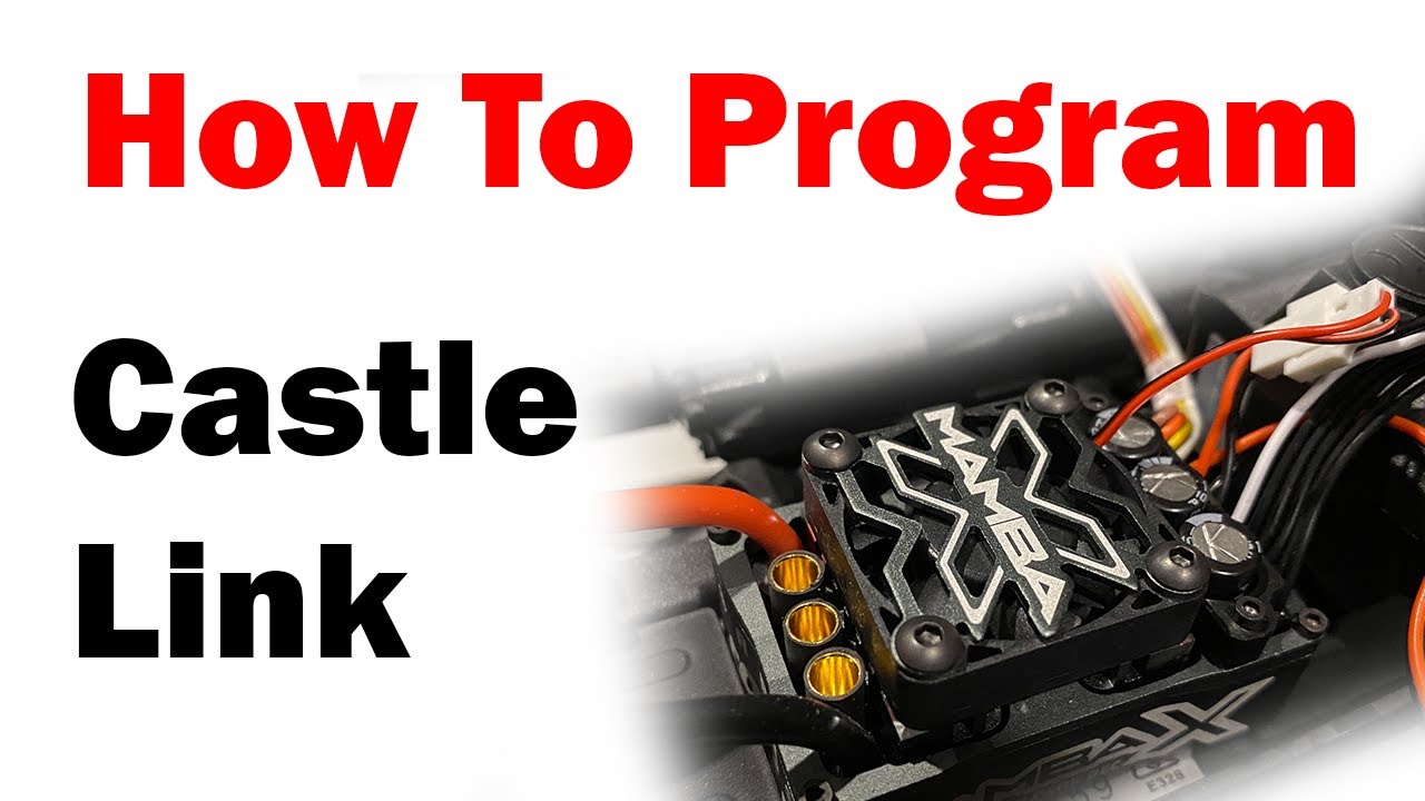 How To Program Mamba X ESC With Castle Link For Rock Crawling - YouTube