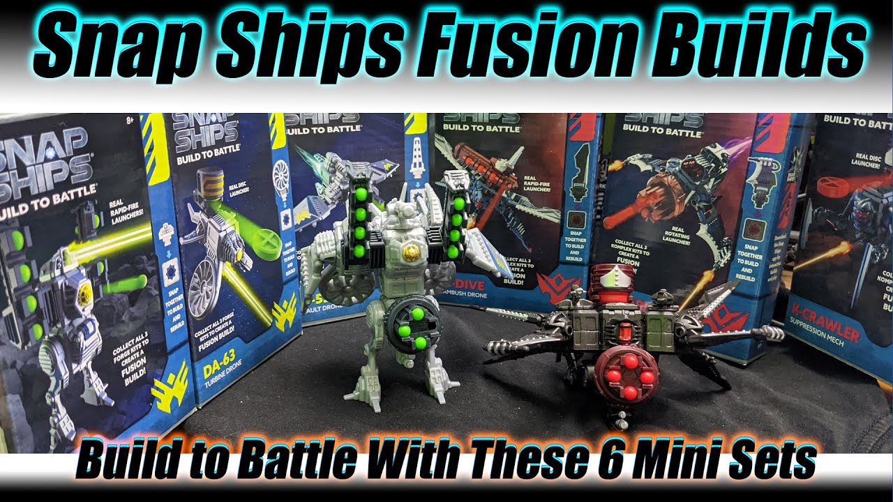 Snap Ships FUSION Builds Review - Force and Komplex Sets - Build to ...