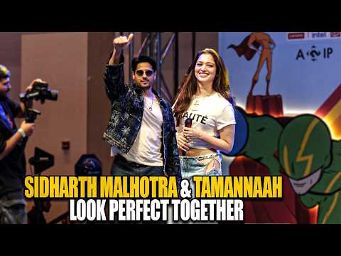 Sidharth Malhotra & Tamannaah Bhatia Grand Entry Together | Stunning Duo Appearance