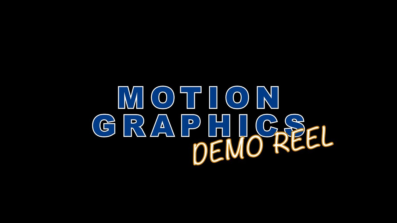Demo Reel - Motion Graphics - YouTube
