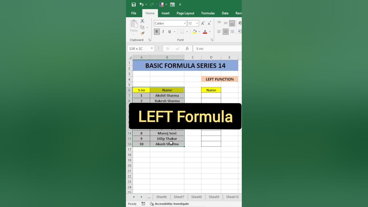 How To Use Left Formula To Split Full Name To First Name In Excel how-to-use-left-formula-to-split-full-name-to-first-name-in-excel
