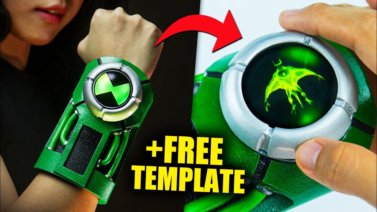 How To Make Ben 10 ULTIMATRIX with Working Dial! +Free Template | Easy ...
