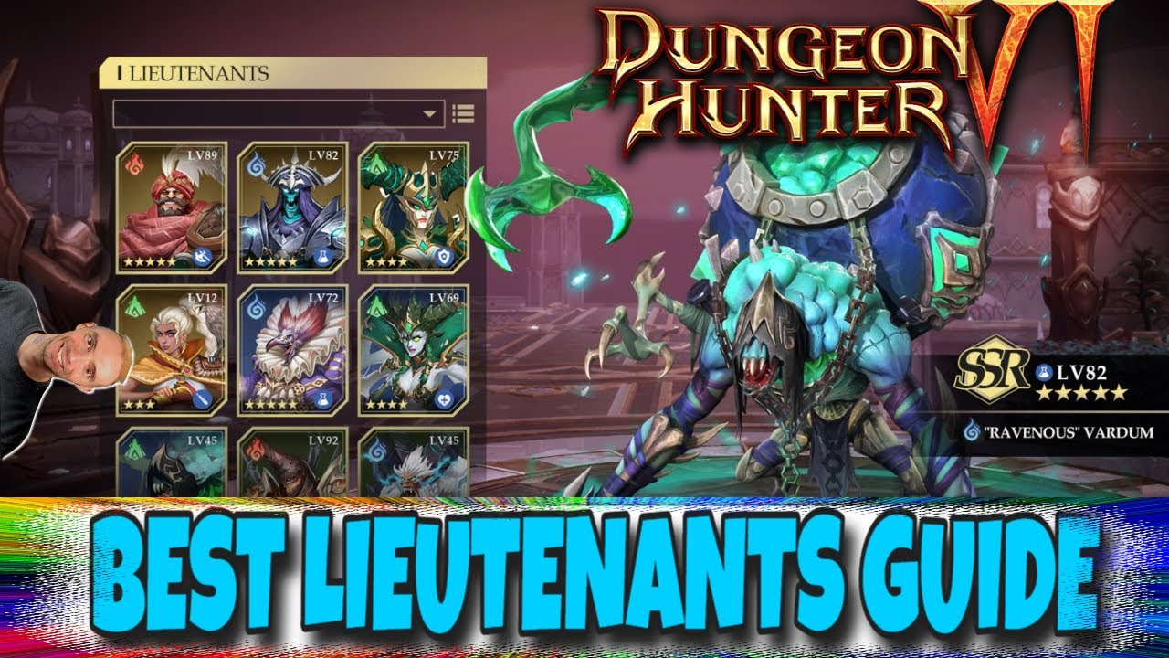 BEST Lieutenant Guide Dungeon Hunter 6 - YouTube