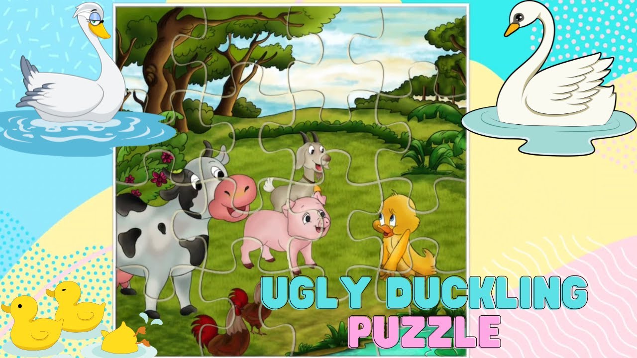 The Ugly Duckling | Fairy Tales | Ugly Duckling Puzzle for Kids | Ugly ...