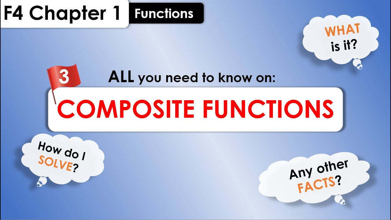 Lesson 3: COMPOSITE FUNCTIONS | SPM Add Maths | F4 Chapter 1 Functions ...