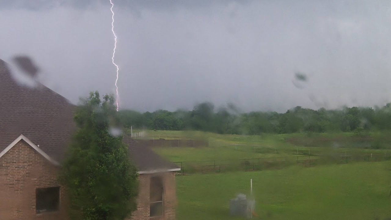Loud thunder plus lighting strikes may 3rd 2017 by Devin Tyler - YouTube