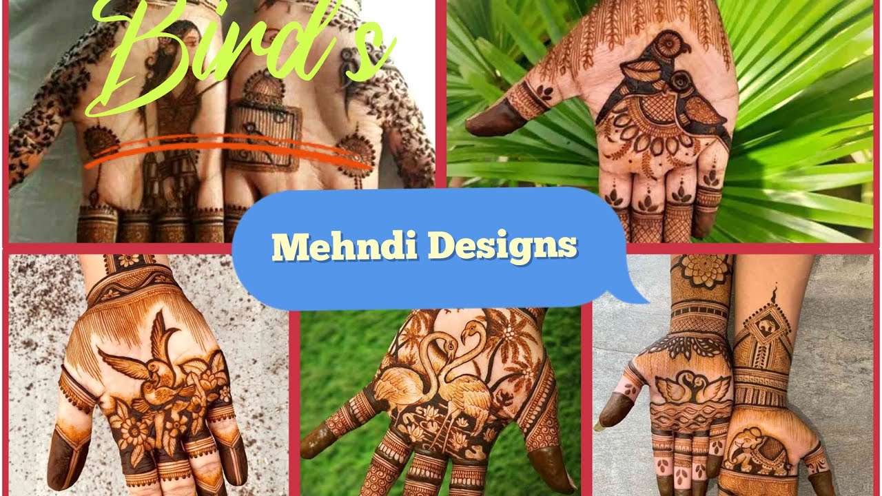 Beautiful bird's mehndi designs #mehndi designs# bridal mehndi# new ...