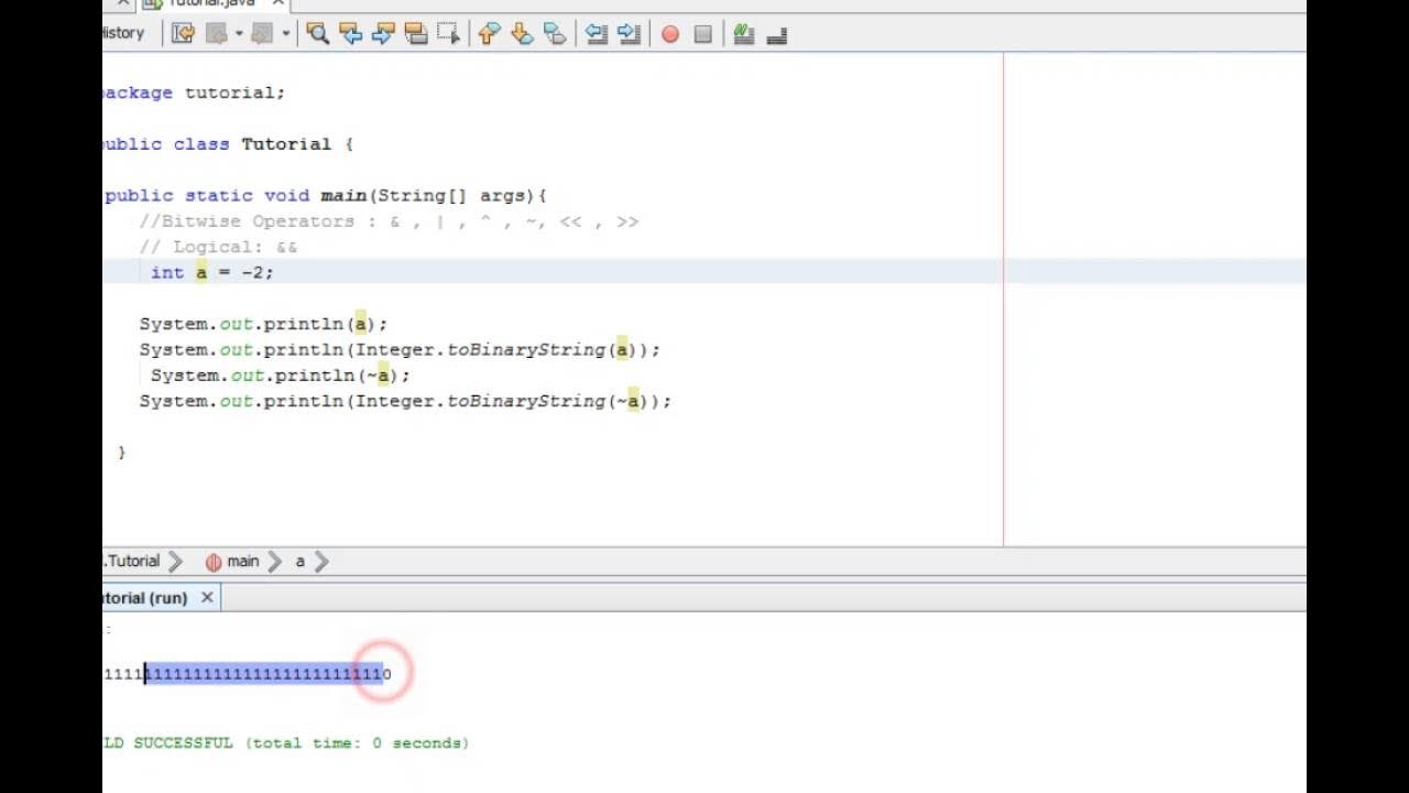 java Bitwise Operators Compliment, Left Shift and Right Shift - YouTube