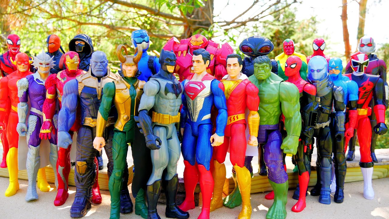 THANOS vs HULK! + SUPERMAN vs BATMAN, Marvel vs DC Justice League ...