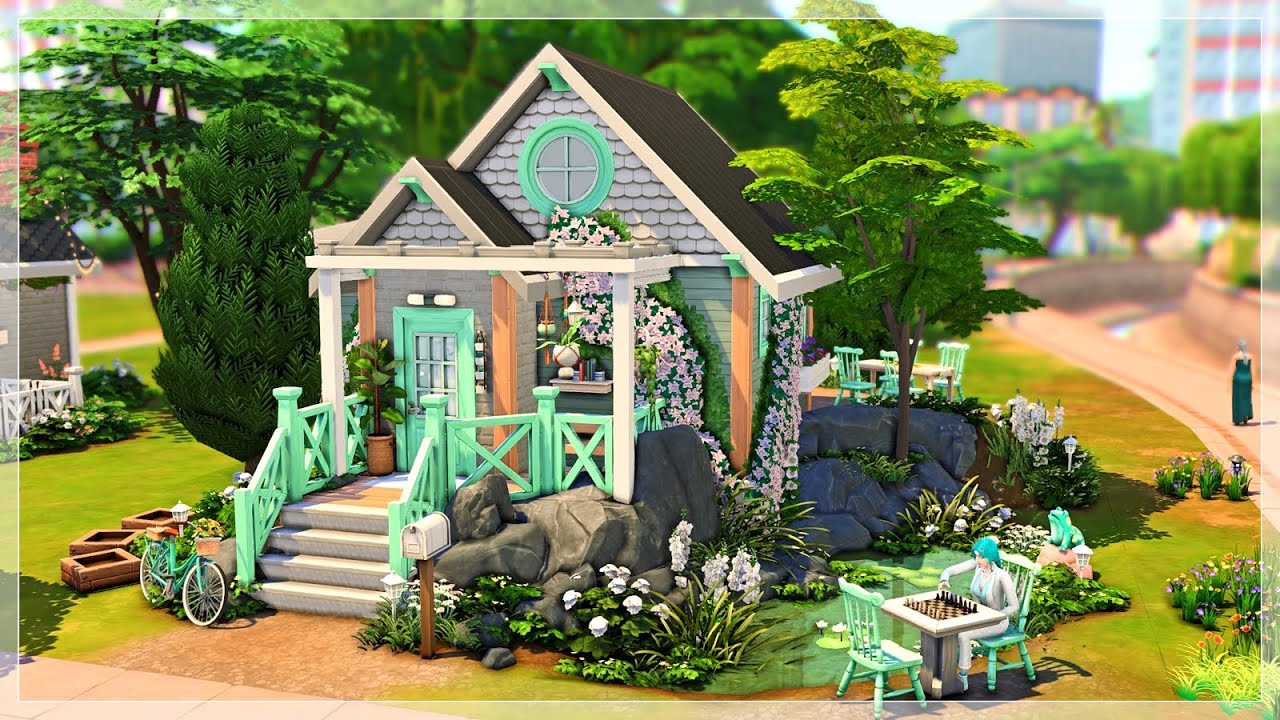 Mint Living Room Sims 4