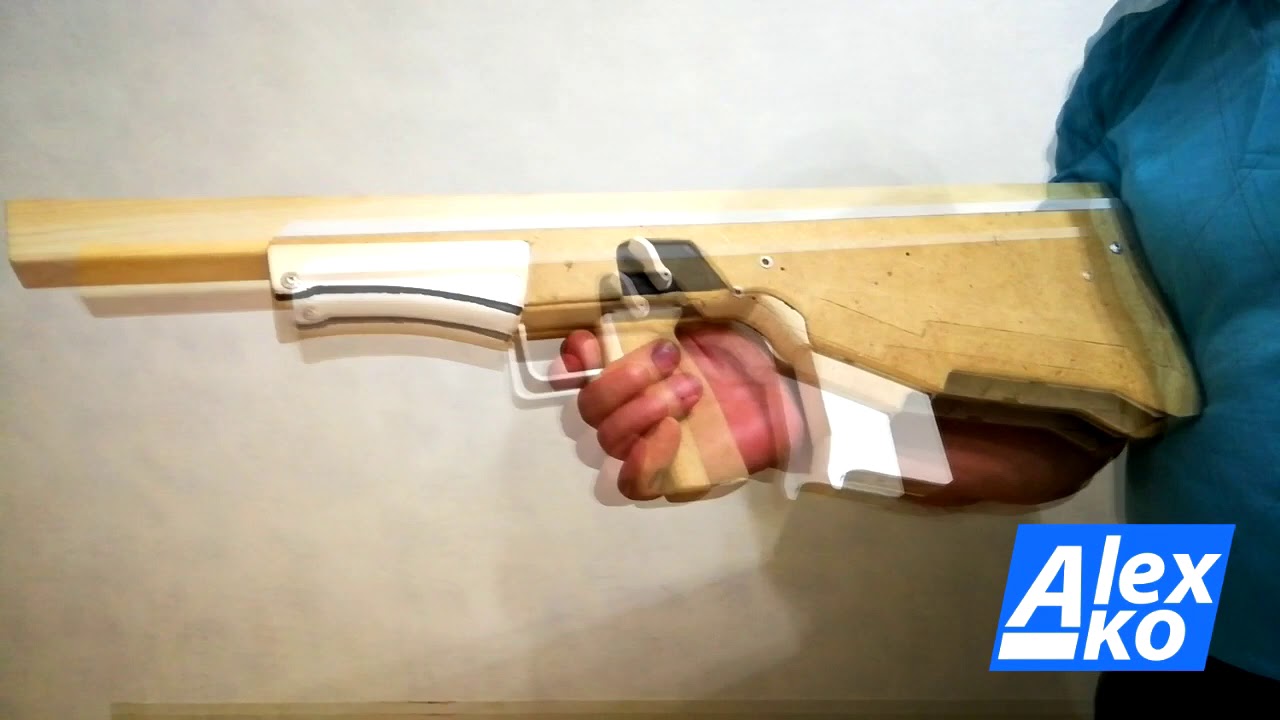 Demo of bullpup fast reloading mech - YouTube