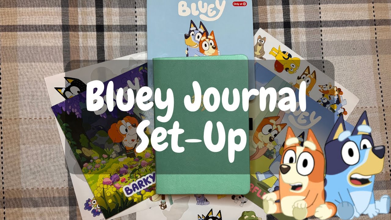 I Created a Bluey Journal 🎈/ Media Journaling - YouTube