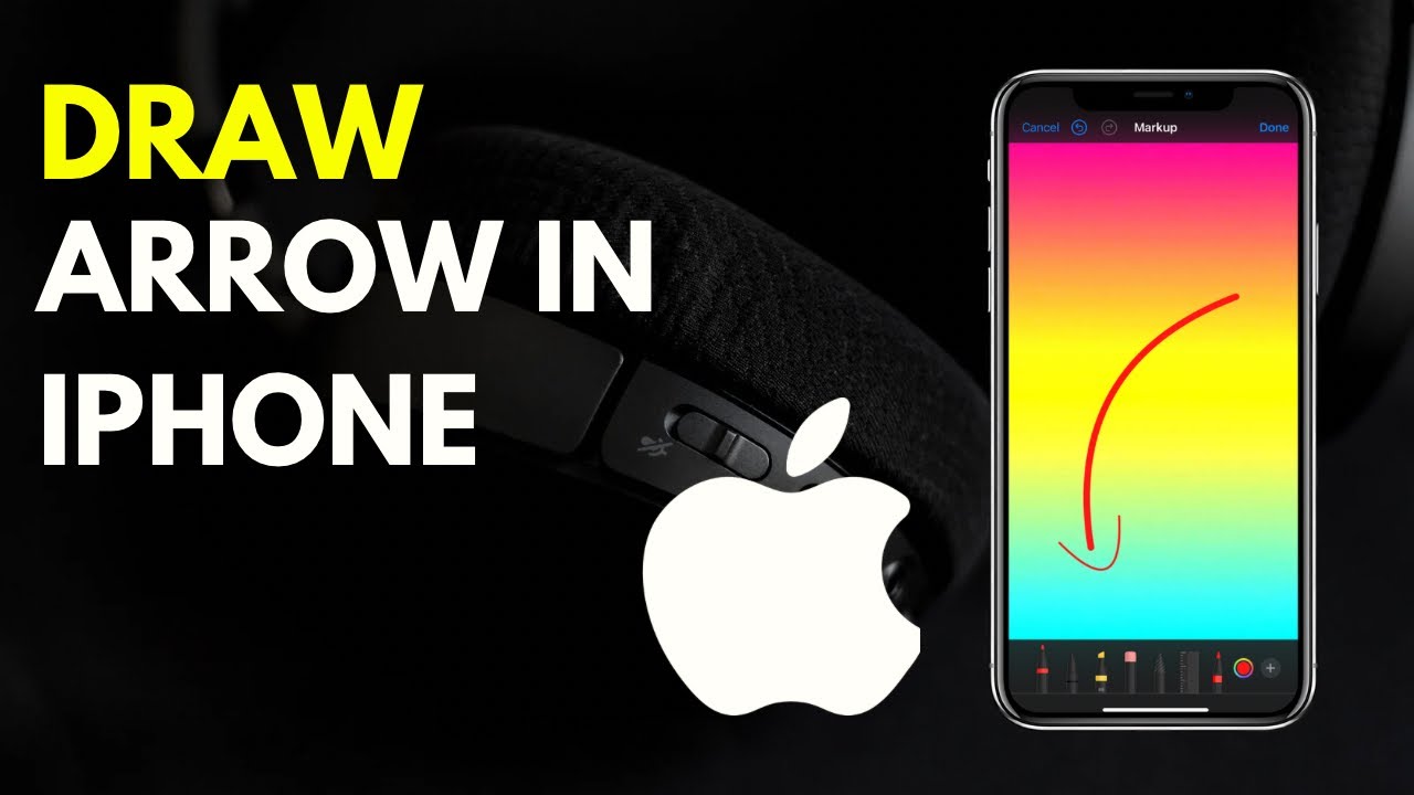 Drawing Arrows on Your iPhone : Step-by-Step Guide - YouTube