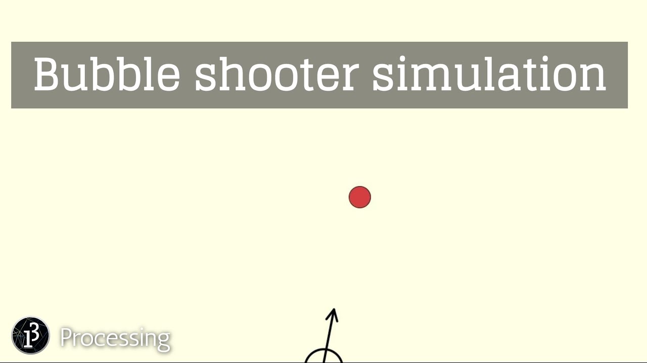 Bubble Shooter. Processing Demo. - YouTube