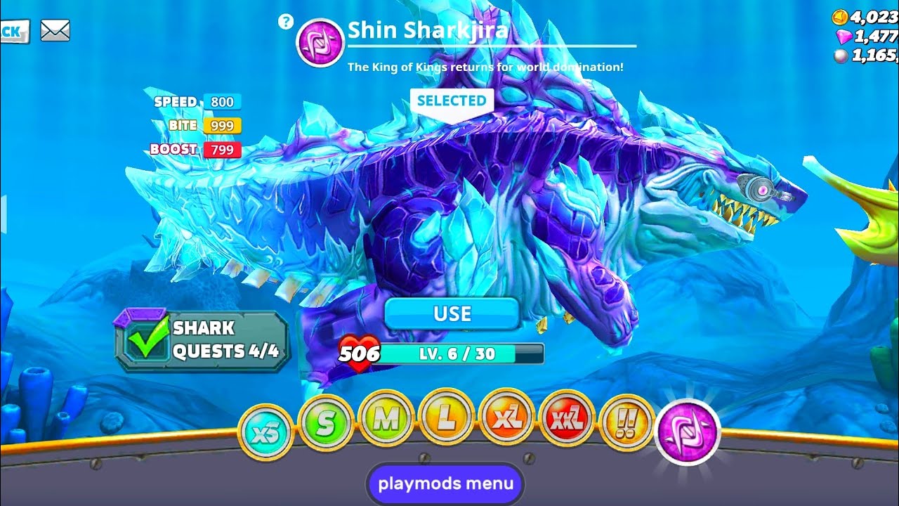 Hungry Shark World Mod Menu Unlimited Money & Unlock All Shark Game ...