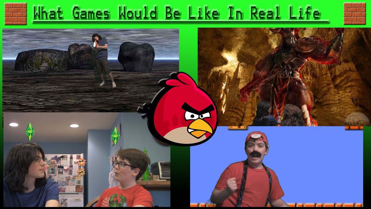 What Games Would Be Like In Real Life - YouTube