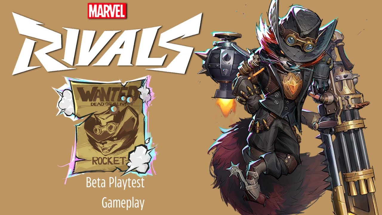 (BETA) Marvel Rivals ROCKET RACOON Gameplay - YouTube