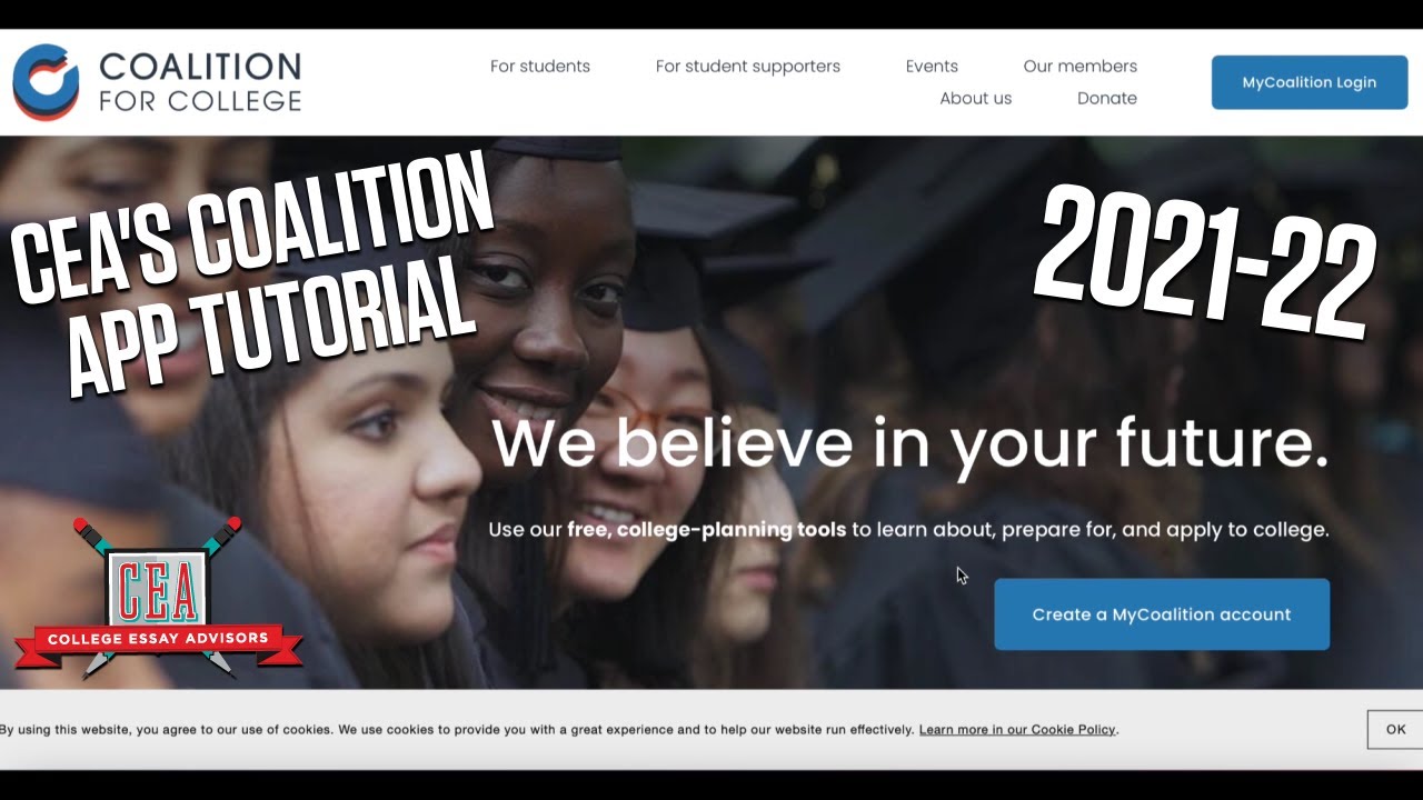 CEA's Coalition Application Tutorial 2021-22 - YouTube