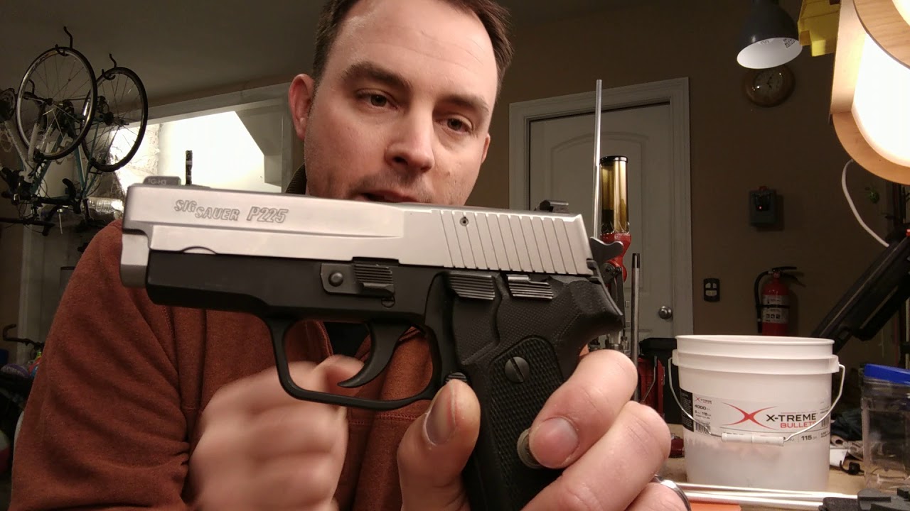 Sig Sauer P-225 A1 shooting impressions - YouTube