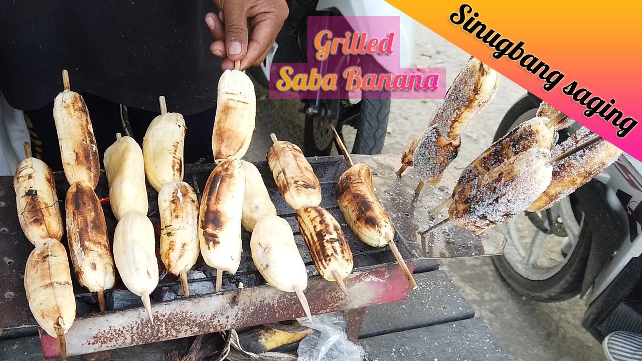 Sinugbang Saging (Grilled Saba Banana) in Mandaue City [Philippines ...