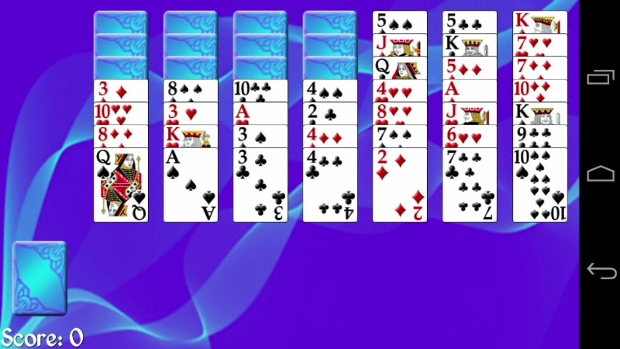 How to Play Wasp Solitaire - YouTube