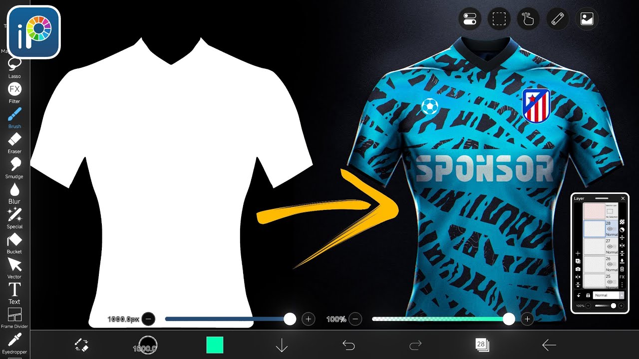 How To Create Realistic Sportswear In IbisPaint X | Android & iOS - YouTube