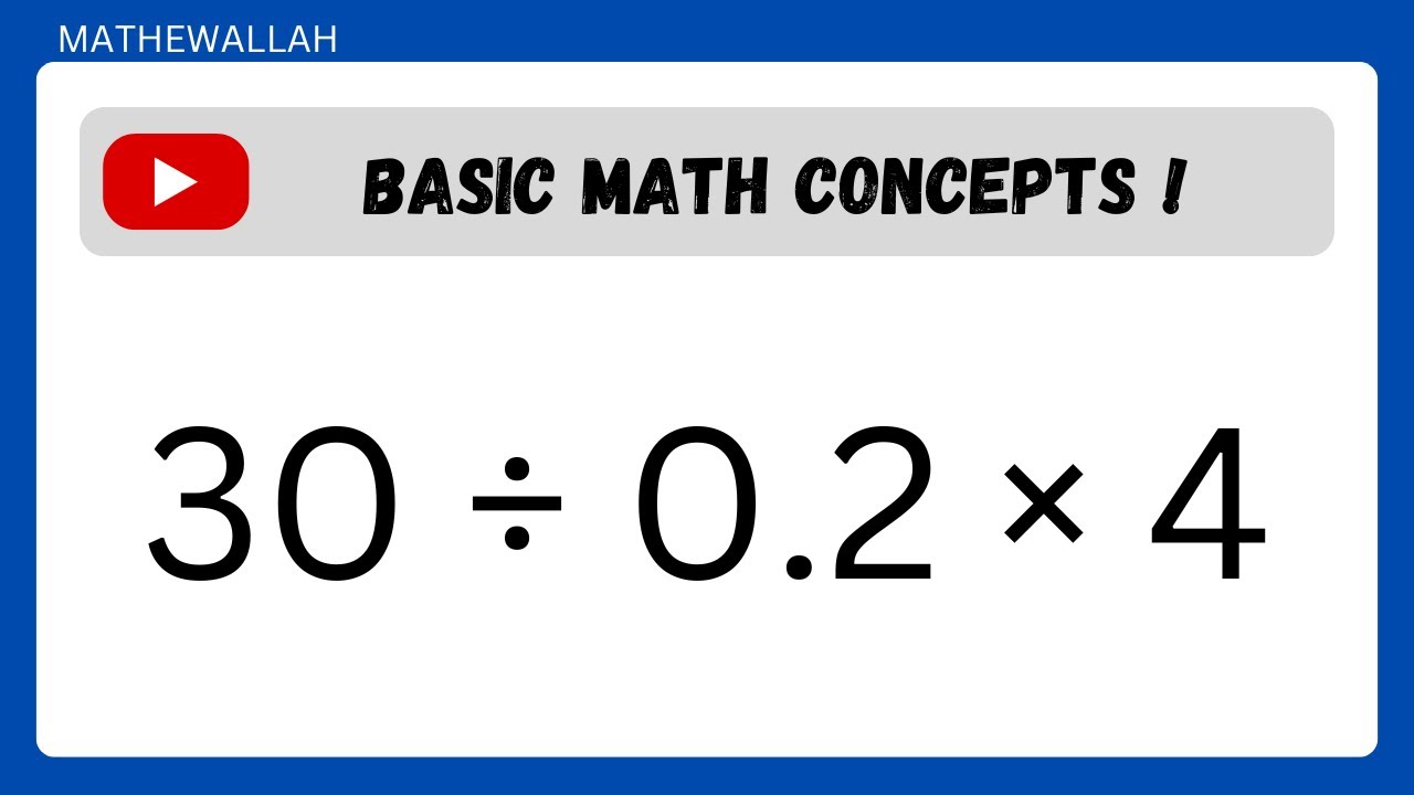 You May Know This || Basic Math || Math Magic || Math - YouTube
