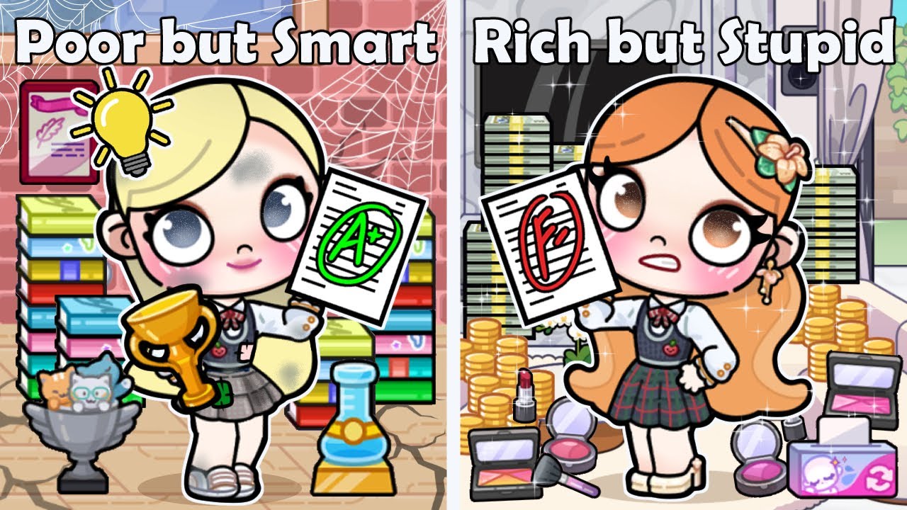 Rich Students vs Poor Students at School in Avatar World 😱 | With Voice ...