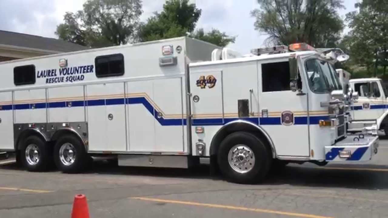 2011 PGFD Rescue Squad 849 responding to Box alarm - YouTube