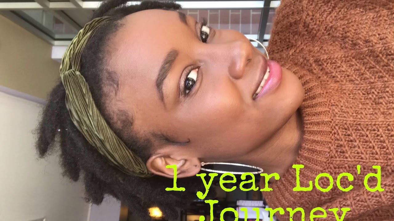 1 year Loc’d | 1 year Loc’d journey| Semi free form Locs| thick locs ...