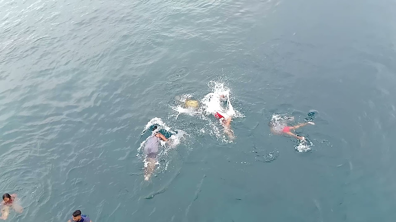 Allen port Northern Samar# mga batang maninisid ng barya. - YouTube