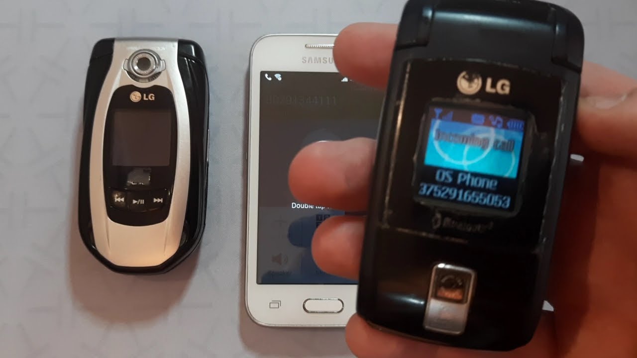 LG M4410 VS LG F2410 Incoming Call - YouTube