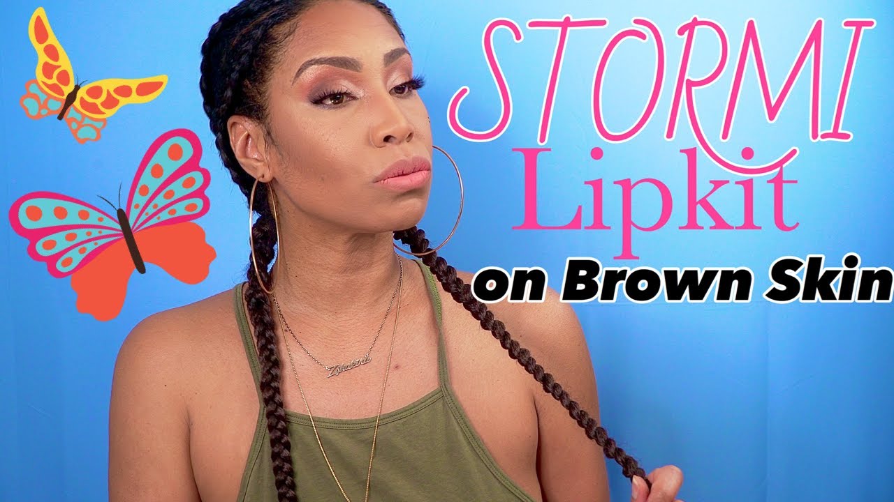 STORMI LIPKIT FOR BROWN SKIN | Zshakira - YouTube