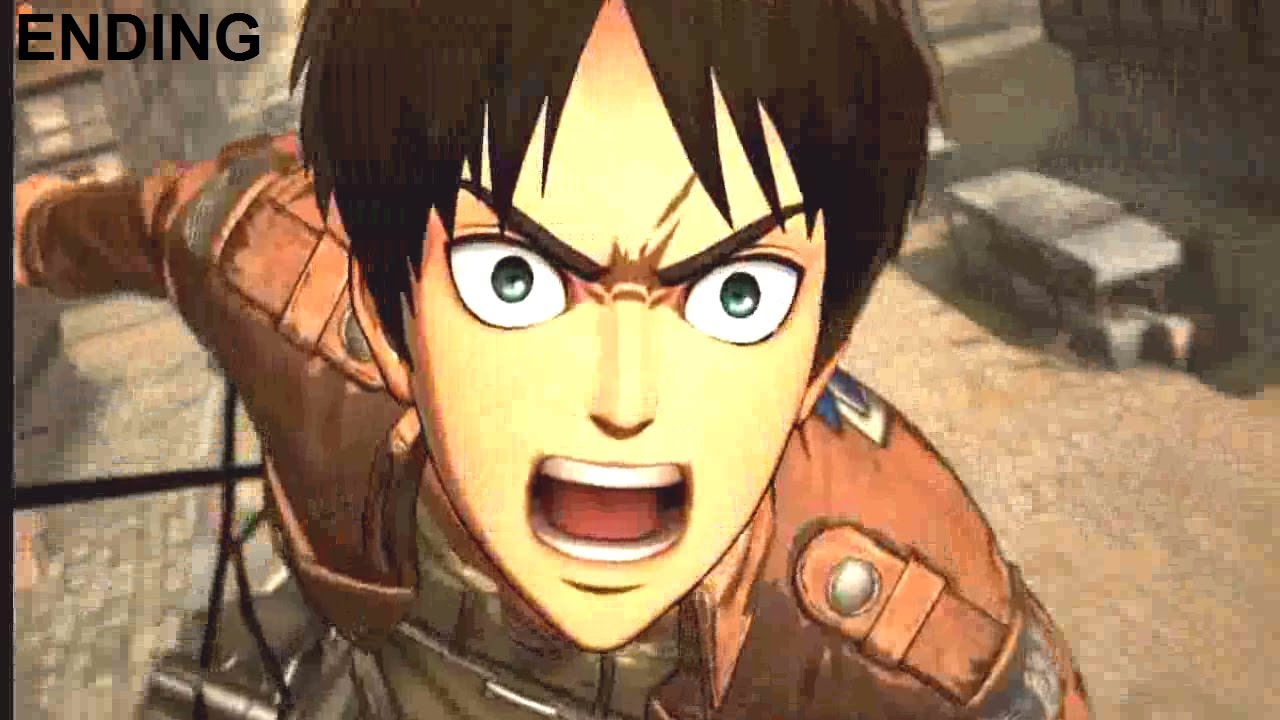 attack on titan wings of freedom ENDING - YouTube