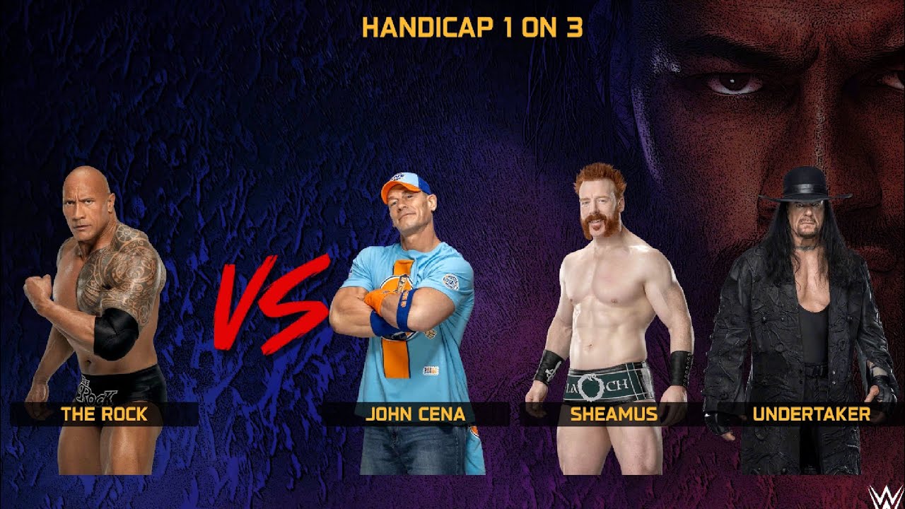 Rock vs john cena , sheamus , undertaker fight|| wwe2k25netflix || # ...